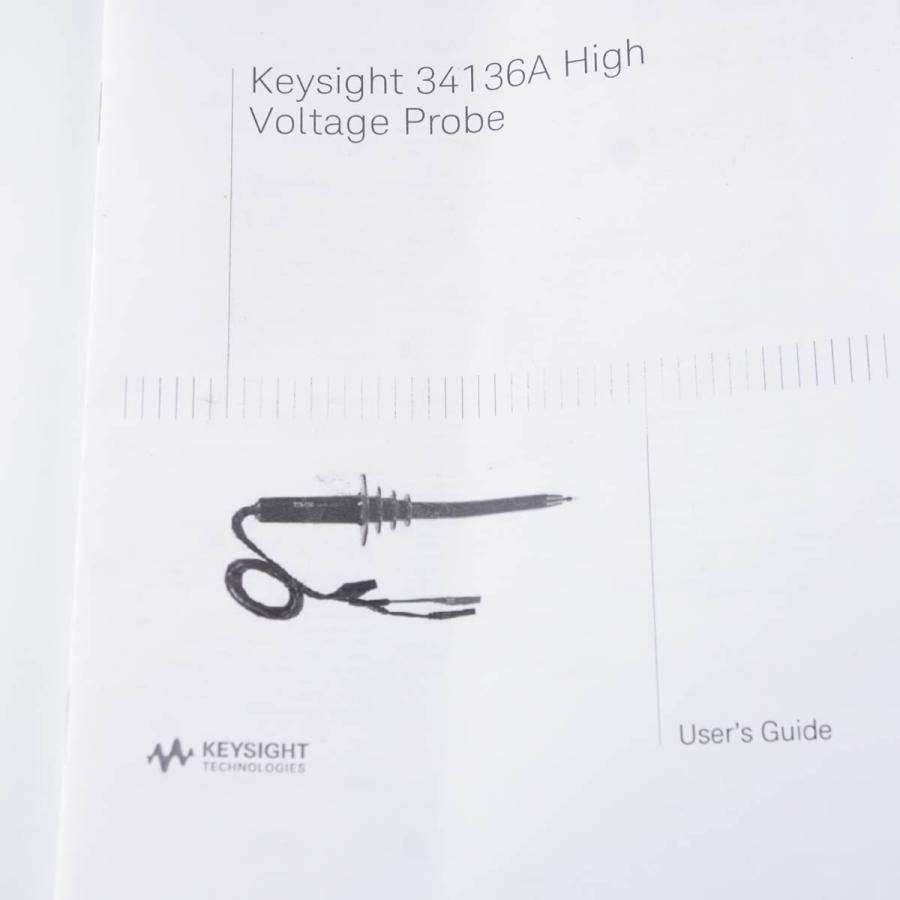 [JB]USED 現状販売 Keysight 34136A High Voltage Probe 28KV RMS [04638-0171 ...