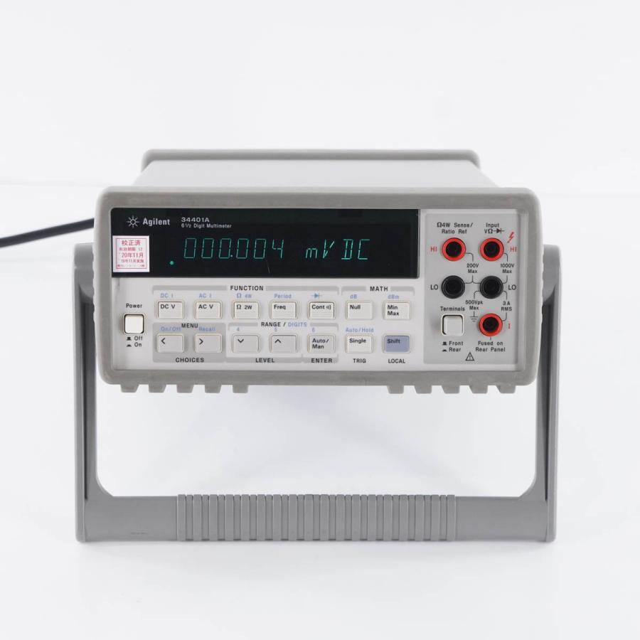 [JB]USED 現状販売 Agilent 34401A 6 1/2 Digit Multimeter デジタルマルチメーター 電源コード ...