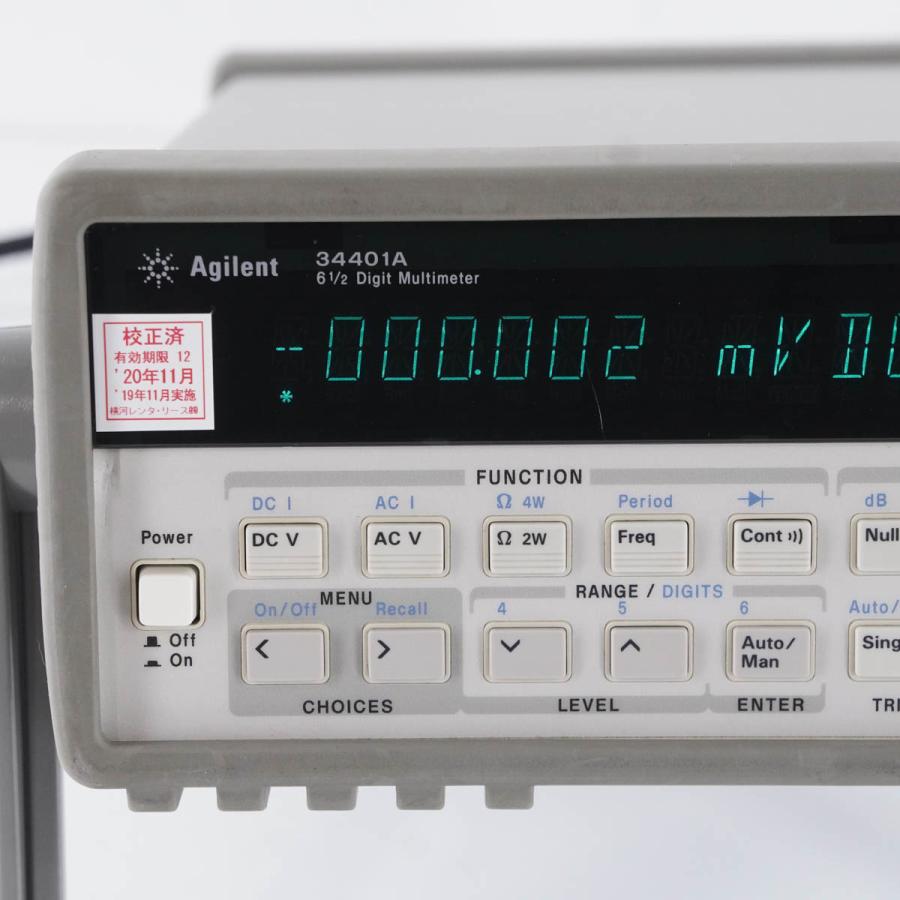 [JB]USED 現状販売 Agilent 34401A 6 1/2 Digit Multimeter デジタルマルチメーター 電源コード 取扱説明書 [04638-0175] : ソクラボ ...