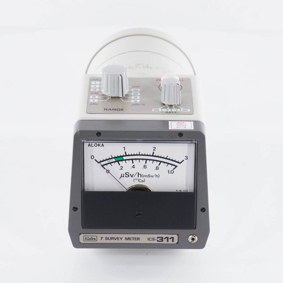 [DW]USED 8日保証 01/2021CAL ALOKA ICS-311 γ SURVEY METER サーベイメーター 取扱説明書 ...