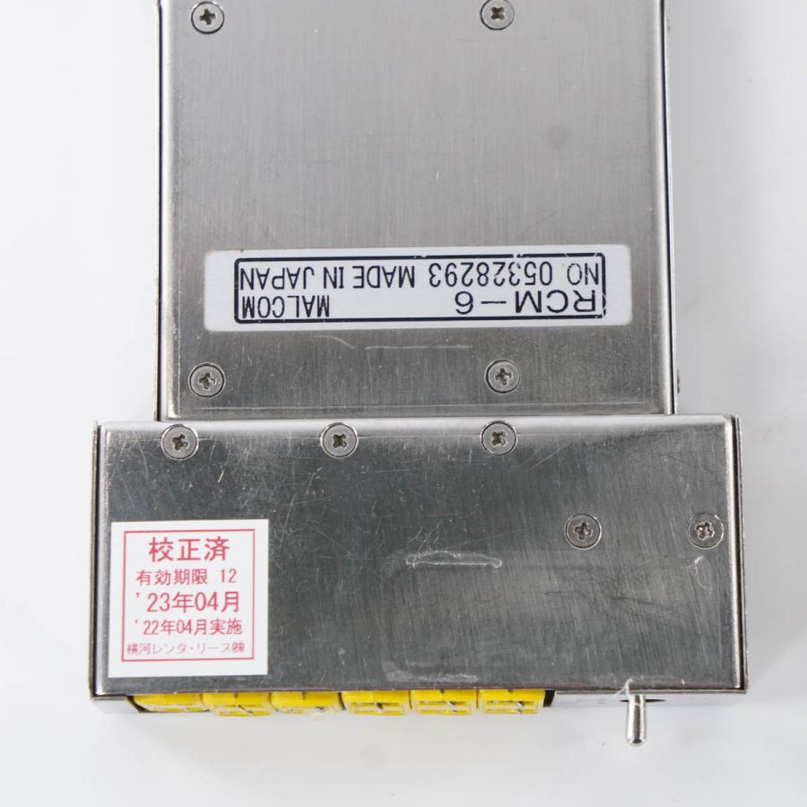 [DW]USED 8日保証 校正2023年4月まで有効 MALCOM RCP-100 RCM-6 REFLOW CHECKER リフロー ...