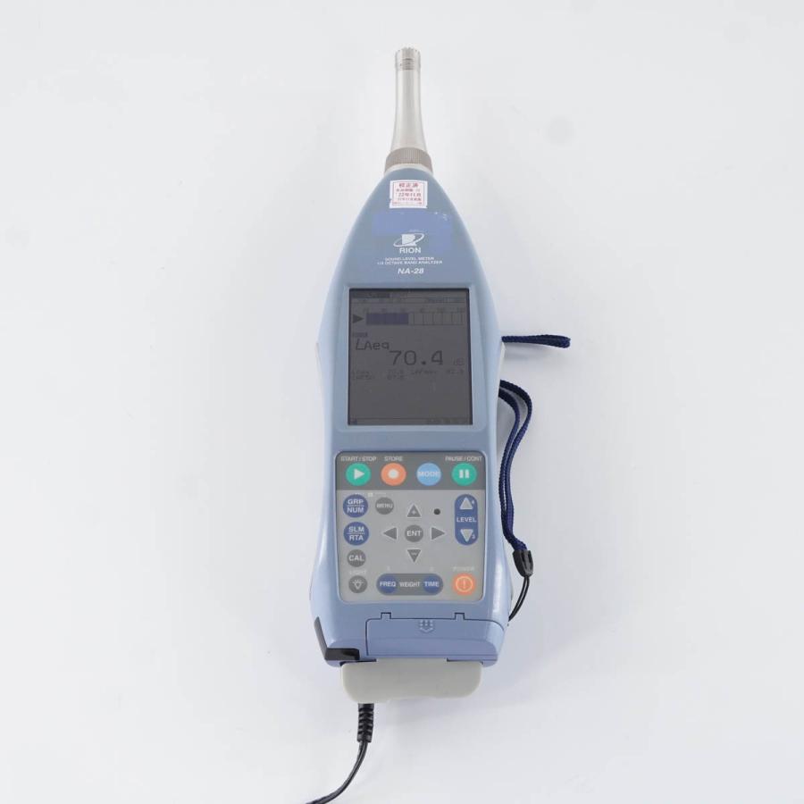[JB]USED 現状販売 RION NA-28 SOUND LEVEL METER 1/3 OCTAVE BAND ANALYZER ...