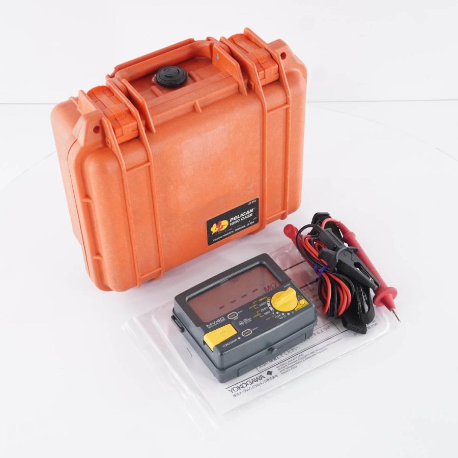 [DW]USED 8日保証 YOKOGAWA MY40 MY40-01 INSULATION TESTER 取扱説明書 [04662-0047 ...