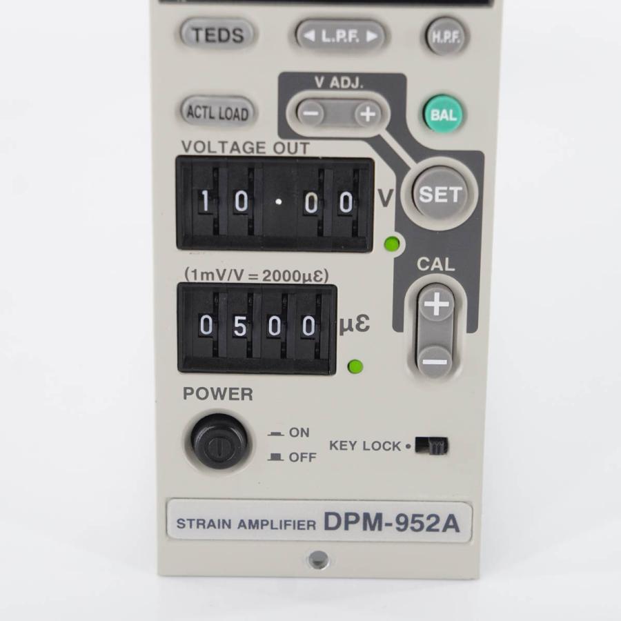 [JB]USED 現状販売 KYOWA DPM-952A STRAIN AMPLIFIER ストレインアンプ 電源コード 取扱説明書 [04676-0058] :04676-0058 ...