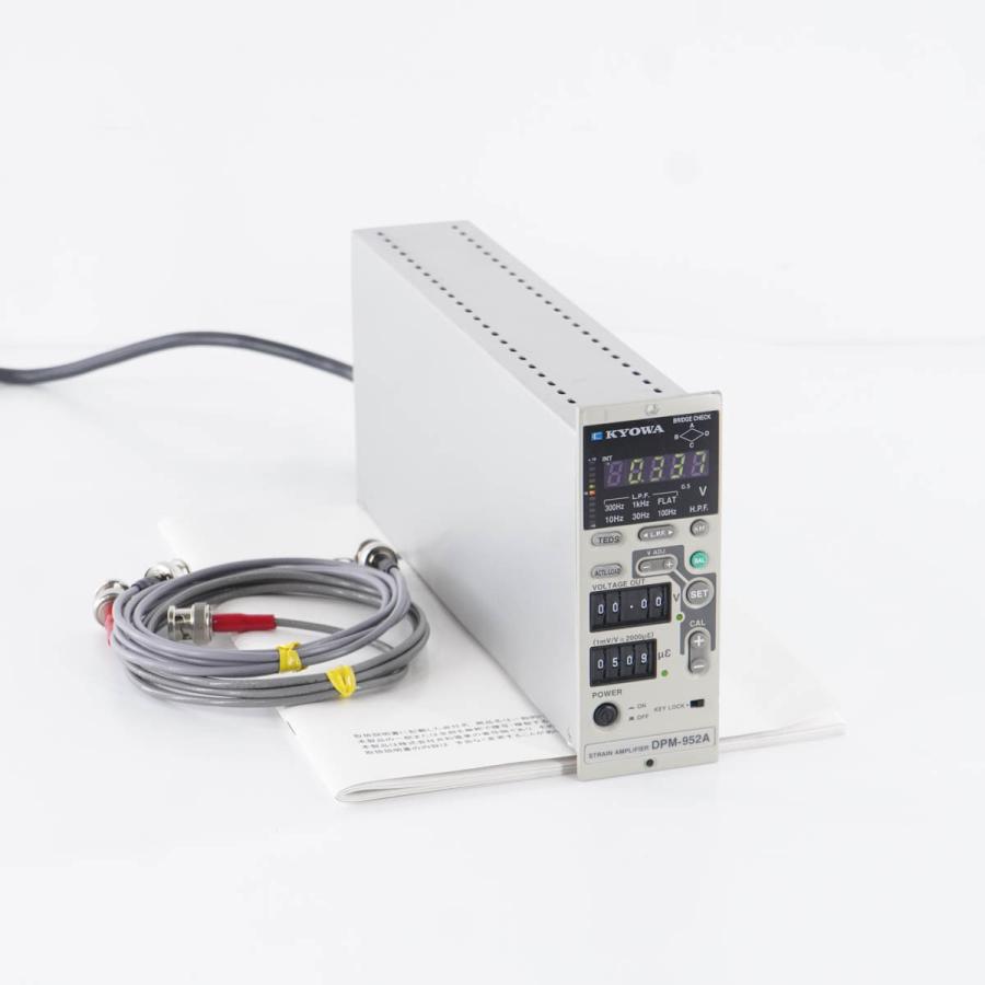 [JB]USED 現状販売 KYOWA DPM-952A STRAIN AMPLIFIER ストレインアンプ 電源コード 取扱説明書 [04676-0059] : ソクラボショップ - 通販 ...