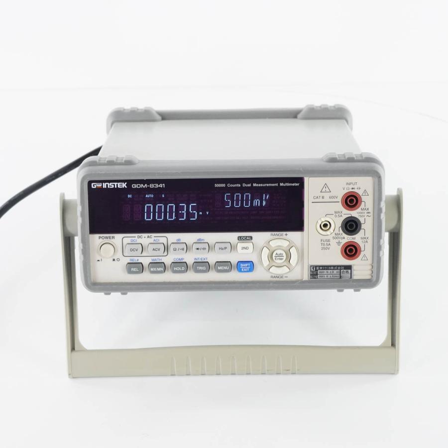 [DW]USED 8日保証 02/2022CAL GW INSTEK GDM-8341 50000 Counts Dual Measurement Multimeter デジタルマルチメーター ...