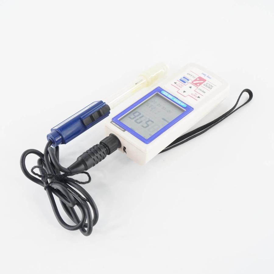 [DW]USED 8日保証 TOA HM-30P pH METER ポータブルpH計 pHメーター ガラス電極式水素イオン濃度指示計 GST-2739C 電極 取扱...[04684-0006 ...