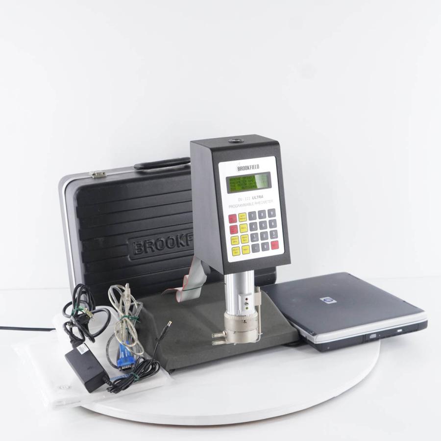 [JB]USED 現状販売 BROOKFIELD DV-III ULTRA PROGRAMMABLE RHEOMETER ACアダプター ...