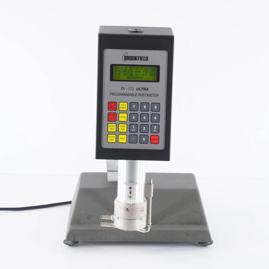 [JB]USED 現状販売 BROOKFIELD DV-III ULTRA PROGRAMMABLE RHEOMETER ACアダプター ...