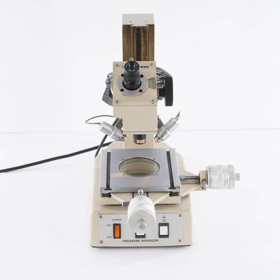 [JB]USED 現状販売 Mitutoyo TM-101 176-901 TOOLMAKERS MICROSCOPE WF15× 172 ...