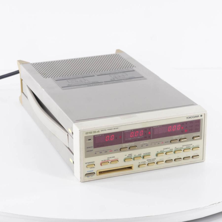 [DW]USED 8日保証 YOKOGAWA 2534 10-A-1/M/C1 DIGITAL POWER METER デジタルパワーメーター ...
