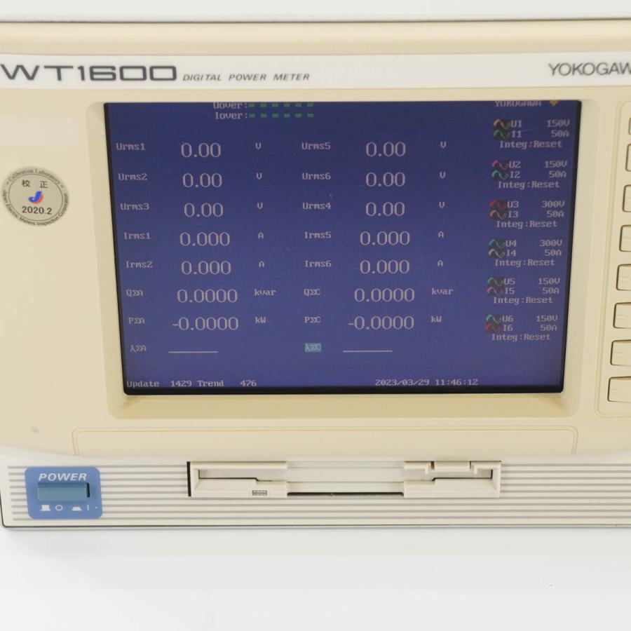 [DW]USED 8日保証 02/2020CAL YOKOGAWA WT1600 760101-06-C2-M/C10/7N DIGITAL ...