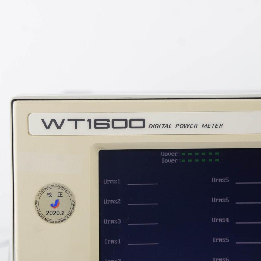 [DW]USED 8日保証 10/2020CAL YOKOGAWA WT1600 760101-06-C2-M/C10/7N DIGITAL ...