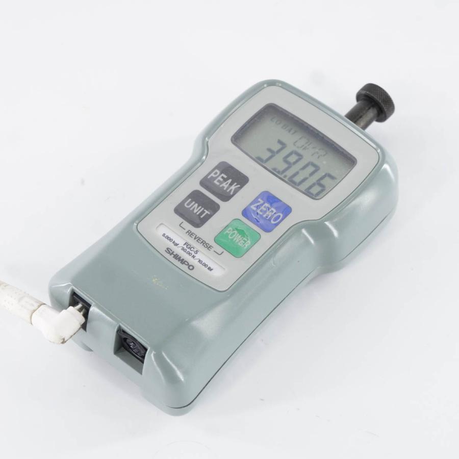 [DW]USED 8日保証 SHIMPO FGC-5 DIGITAL FORCE GAUGE デジタルフォースゲージ [04712-0009 ...