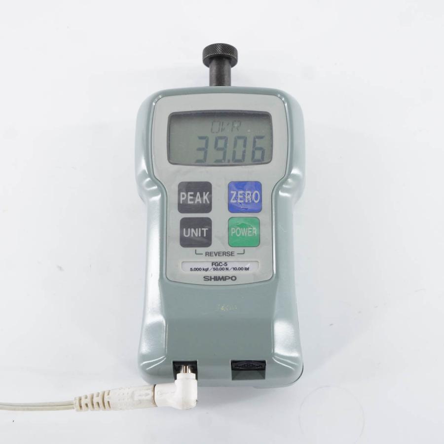 [DW]USED 8日保証 SHIMPO FGC-5 DIGITAL FORCE GAUGE デジタルフォースゲージ [04712-0009 ...