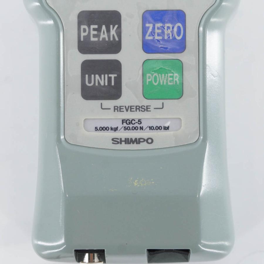 [DW]USED 8日保証 SHIMPO FGC-5 DIGITAL FORCE GAUGE デジタルフォースゲージ [04712-0009 ...