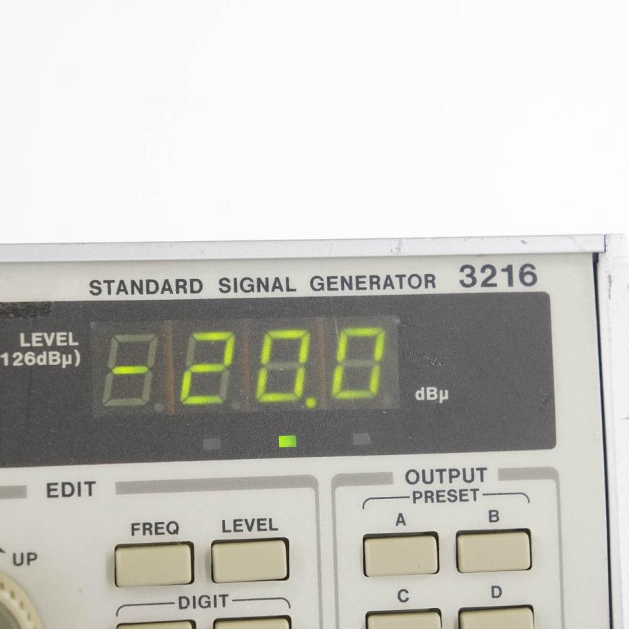 [DW]USED 8日保証 07/2021CAL LEADER 3216 STANDARD SIGNAL GENERATOR シグナル ...