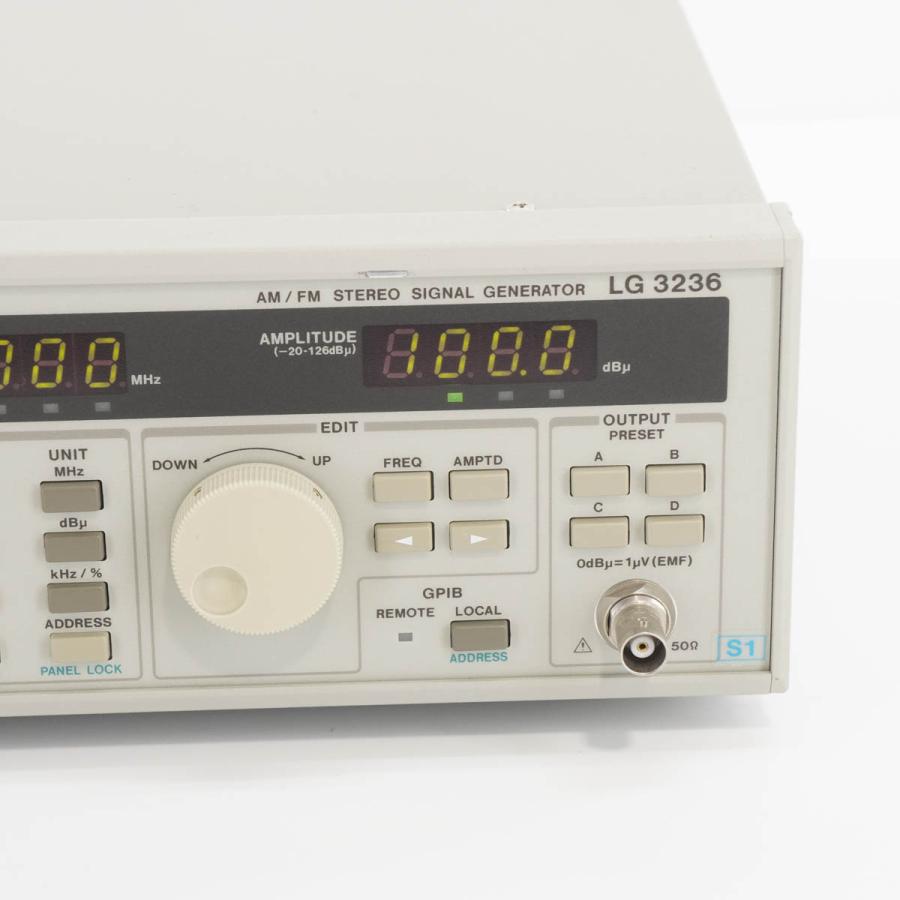 [JB]USED 現状販売 LEADER LG 3236 AM/FM STEREO SIGNAL GENERATOR ステレオシグナル ...