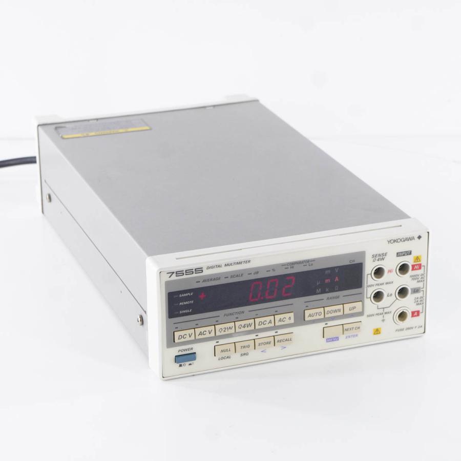 [DW]USED 8日保証 7台入荷 YOKOGAWA 7555 755501-1-M/C1 DIGITAL MULTIMETER デジタル ...