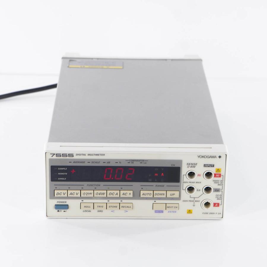 [DW]USED 8日保証 7台入荷 YOKOGAWA 7555 755501-1-M/C1 DIGITAL MULTIMETER デジタル ...