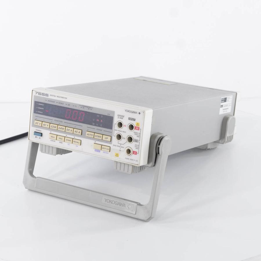 [DW]USED 8日保証 6台入荷 YOKOGAWA 7555 755501-1-M/C1 DIGITAL MULTIMETER デジタル ...