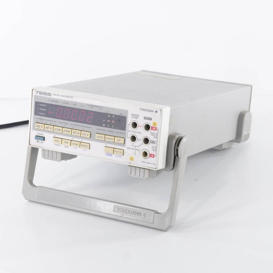 [DW]USED 8日保証 YOKOGAWA 7555 DIGITAL MULTIMETER デジタルマルチメーター [04732-0067 ...