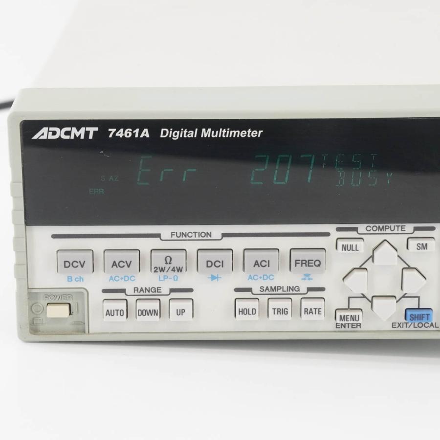 [JB]USED 現状販売 ADCMT 7461A Digital Multimeter デジタルマルチメーター [04732-0077 ...