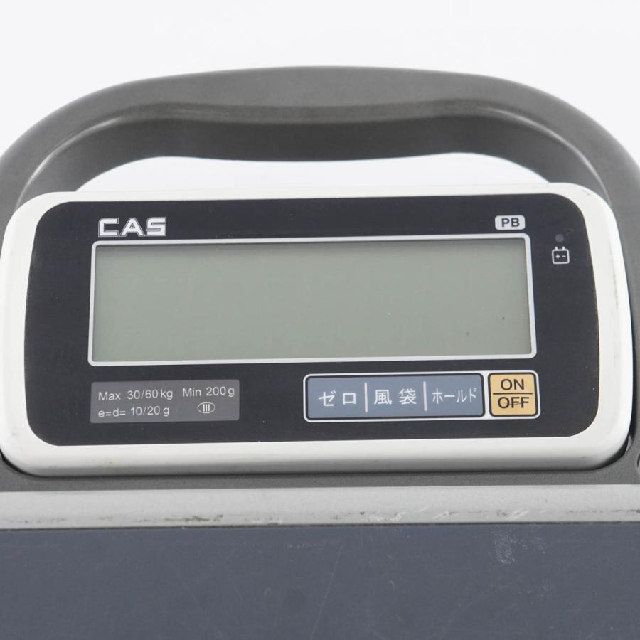 [JB]USED 現状販売 CAS PB ポータブルベンチスケール 卓上はかり Max30/60kg Min200g [04733-0007 ...