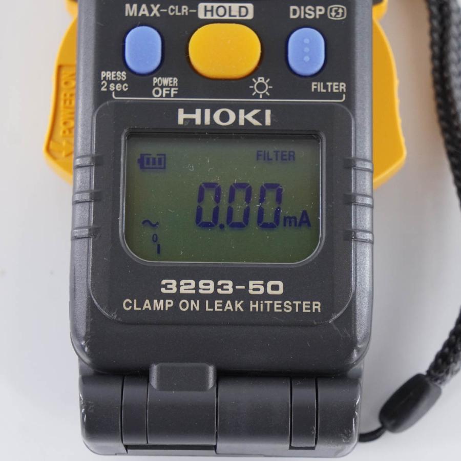 [DW]USED 8日保証 11/2020CAL HIOKI 3293-50 CLAMP ON LEAK HiTESTER クランプオンリーク ...