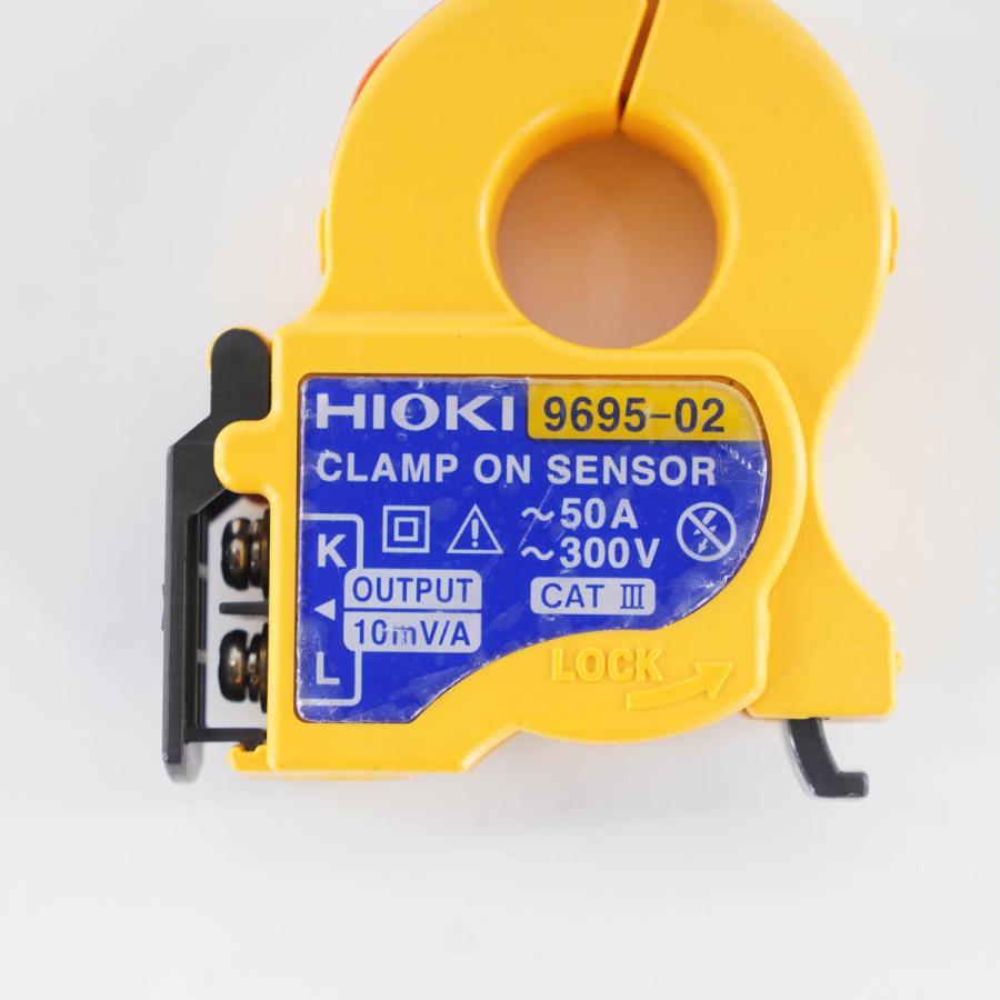 [DW]USED 8日保証 11/2020CAL HIOKI 9695-02 CLAMP ON SENSOR クランプオンセンサー ...