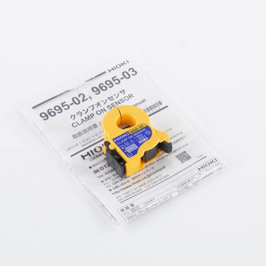 [DW]USED 8日保証 6台入荷 09/2021CAL HIOKI 9695-02 CLAMP ON SENSOR クランプオンセンサー ...