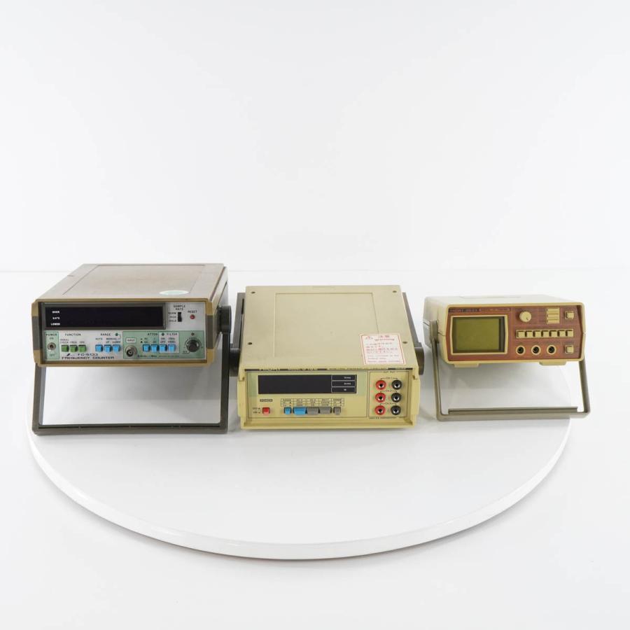 [DW]USED 8日保証 セット IWATSU HIOKI FC-5133 3182 3233 FREQUENCY COUNTER ...