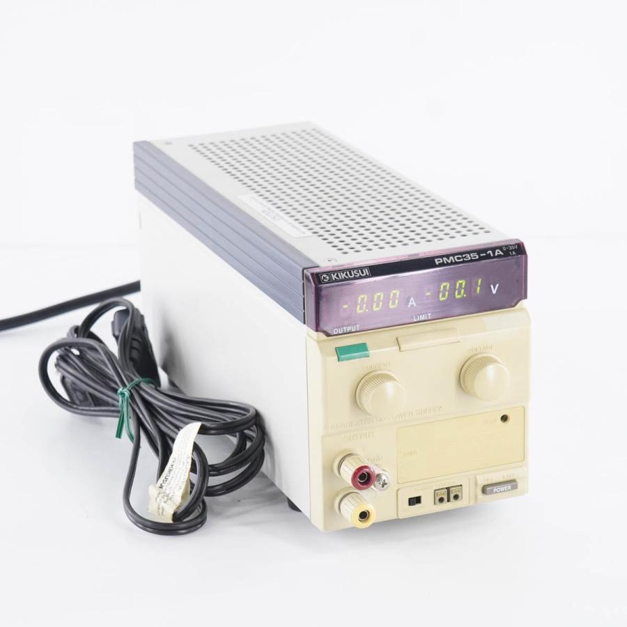 [DW]USED 8日保証 KIKUSUI PMC35-1A REGULATED DC POWER SUPPLY 0-35V 1A 電源コード [04736-0013] : ソクラボショップ ...