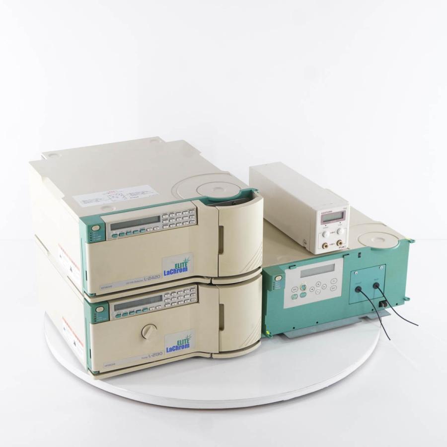 [DW]USED 8日保証 セット HITACHI L-2420 L-2130 L-2490 HPLC ELITE LaChrom UV ...