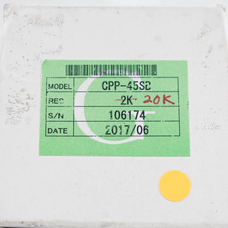 [DW]USED 8日保証 緑測器 CPP-45SB ポテンションメーター 接触形回転角度センサー [04746-0017] : ソクラボショップ - 通販 - Yahoo!ショッピング
