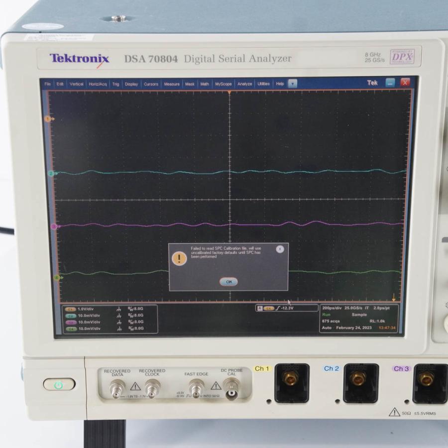 [JB]USED 現状販売 Tektronix DSA 70804 Digital Serial Analyzer デジタルシリアル ...