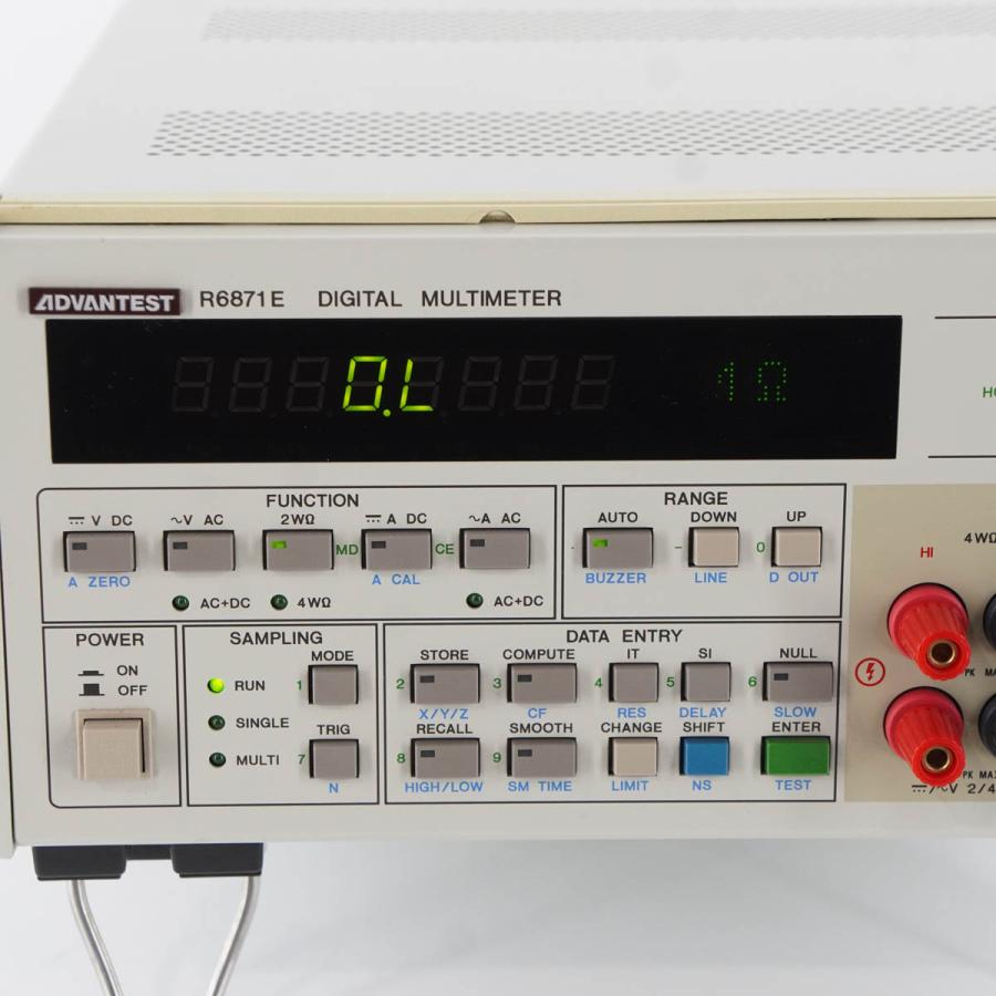[DW]USED 8日保証 ADVANTEST R6871E DIGITAL MULTIMETER デジタルマルチメーター [04759 ...