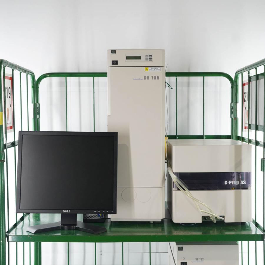 [DW]USED 8日保証 セット GL Sciences PLC761 HPLC G-Prep AS CO705 SC762 UV702 PU714 FC204 分取HPLCシステム 液クロ ...
