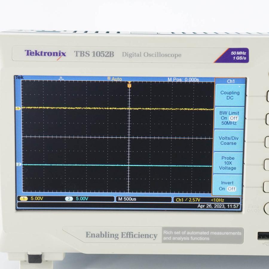 [DW]USED 8日保証 Tektronix TBS 1052B TBS1052B Digital Oscilloscope オシロスコープ ...