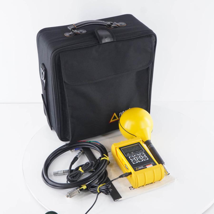 [DW]USED 8日保証 02/2020CAL NARDA ELT-400 磁界曝露レベルテスター ACアダプター 取扱説明書 [04779 ...