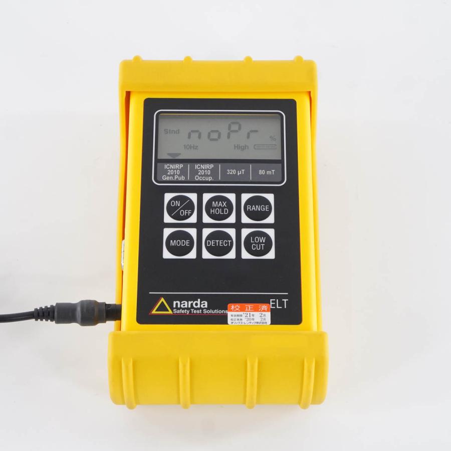 [DW]USED 8日保証 02/2020CAL NARDA ELT-400 磁界曝露レベルテスター ACアダプター 取扱説明書 [04779 ...