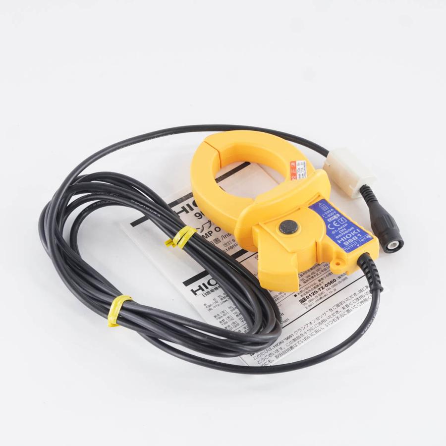 [DW]USED 8日保証 校正2023年9月まで有効 HIOKI 9661 CLAMP ON SENSOR クランプオンセンサー 取扱説明書 ...