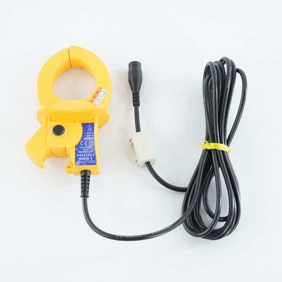 [DW]USED 8日保証 09/2020CAL HIOKI 9661 CLAMP ON SENSOR クランプオンセンサー 取扱説明書 ...