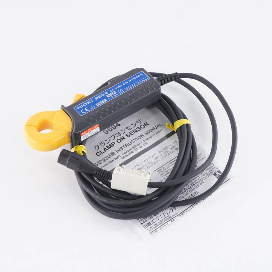 [DW]USED 8日保証 4台入荷 07/2020CAL HIOKI 9694 CLAMP ON SENSOR クランプオンセンサー 取扱 ...
