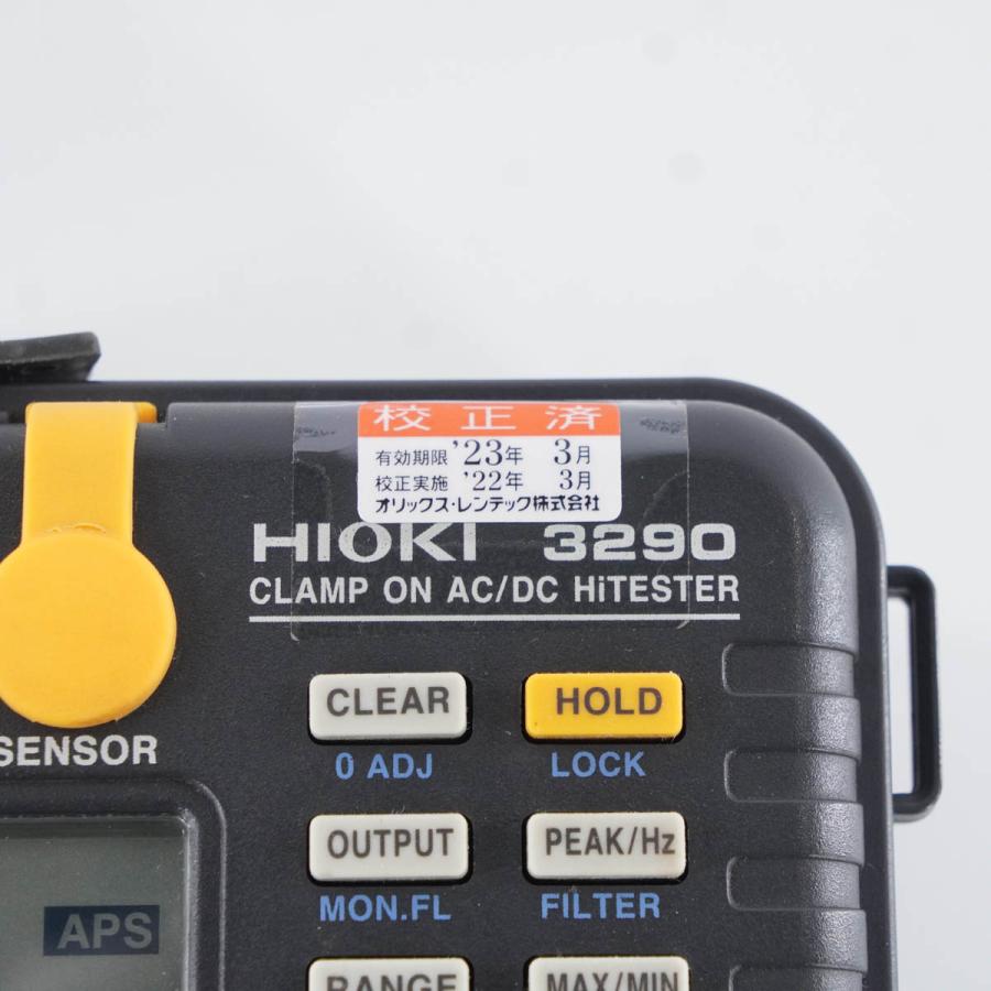 [DW]USED 8日保証 03/2022CAL HIOKI 3290 CLAMP ON AC/DC HiTESTER クランプオンハイ ...