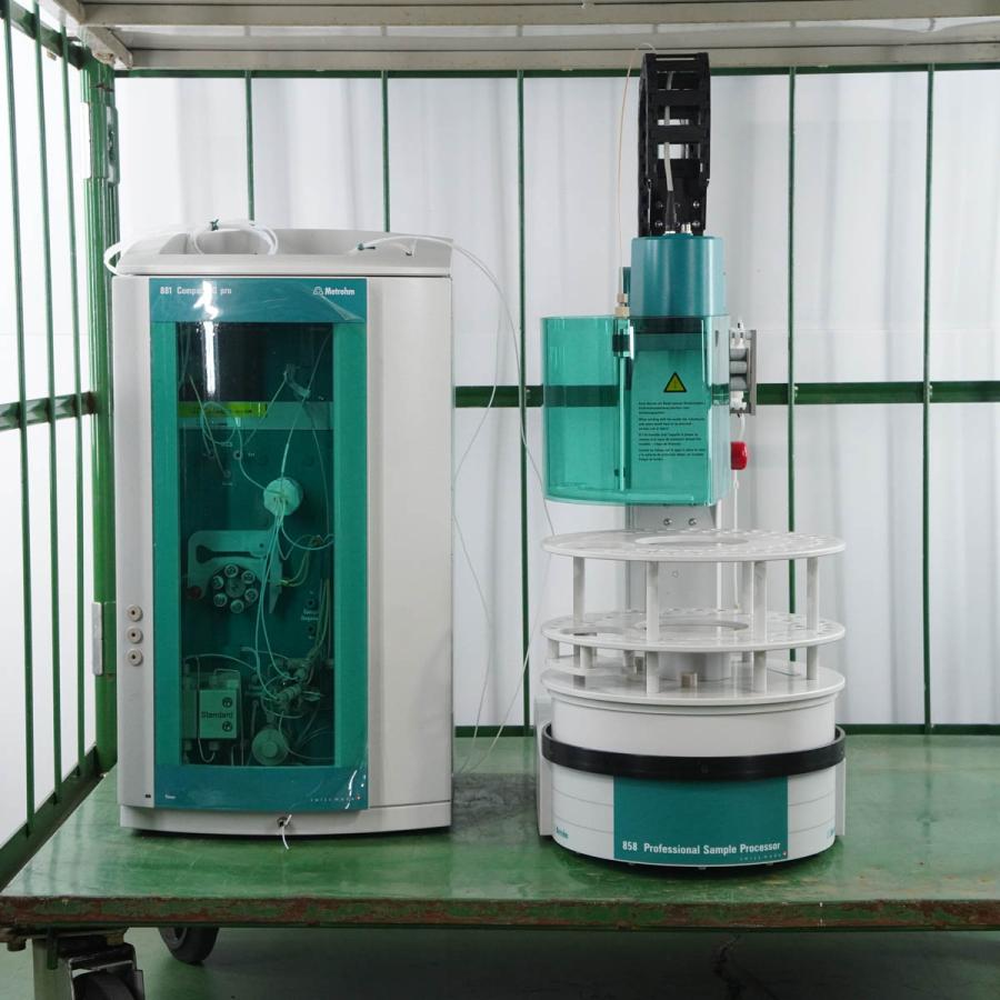 [DW]USED 8日保証 セット Metrohm 881 858 Compact IC Pro Ion Chromatograph イオンクロマトグラフ Sample Processor ...