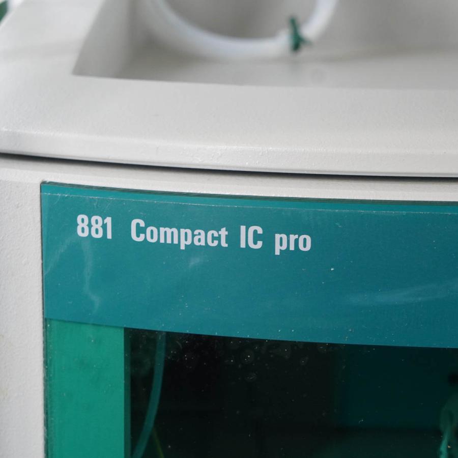 [DW]USED 8日保証 セット Metrohm 881 858 Compact IC Pro Ion Chromatograph イオン ...