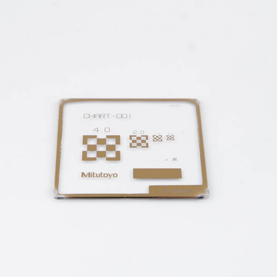 [DW]USED 8日保証 Mitutoyo CHART-001 3-2B-2 Calibration Chart 顕微鏡・投影機関連部品 ...