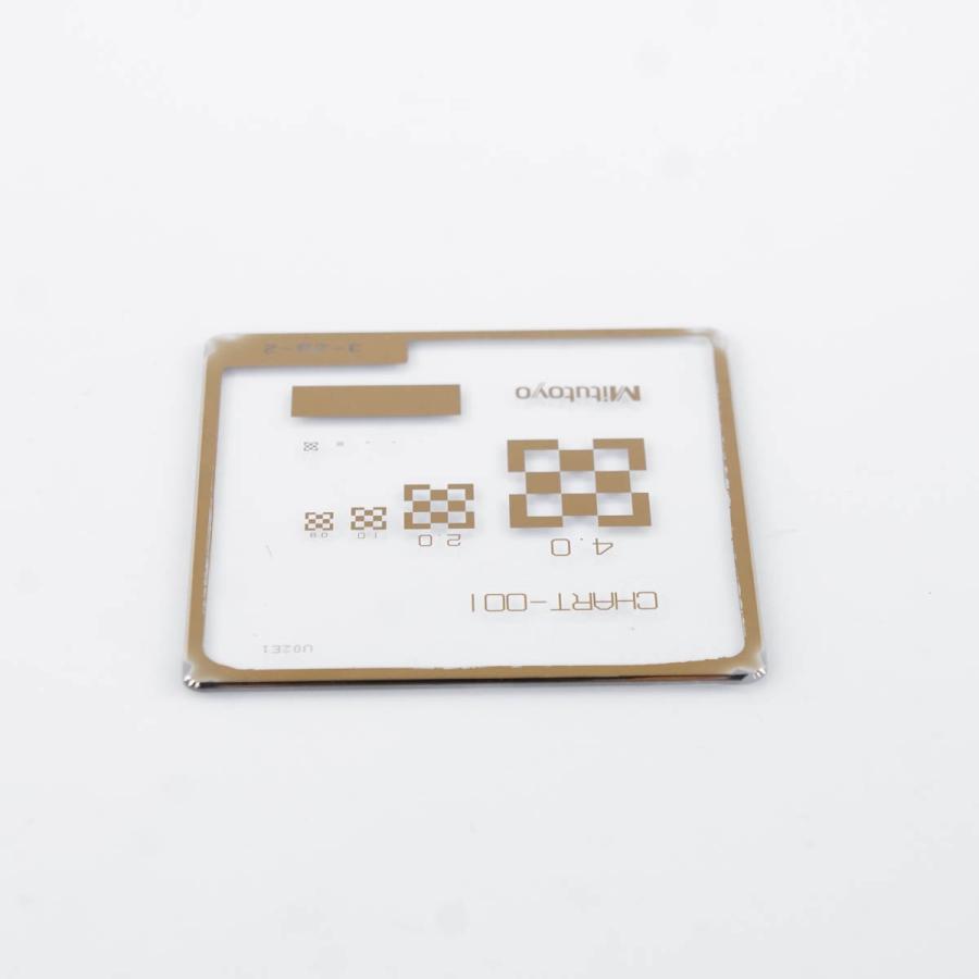 [DW]USED 8日保証 Mitutoyo CHART-001 3-2B-2 Calibration Chart 顕微鏡・投影機関連部品 ...