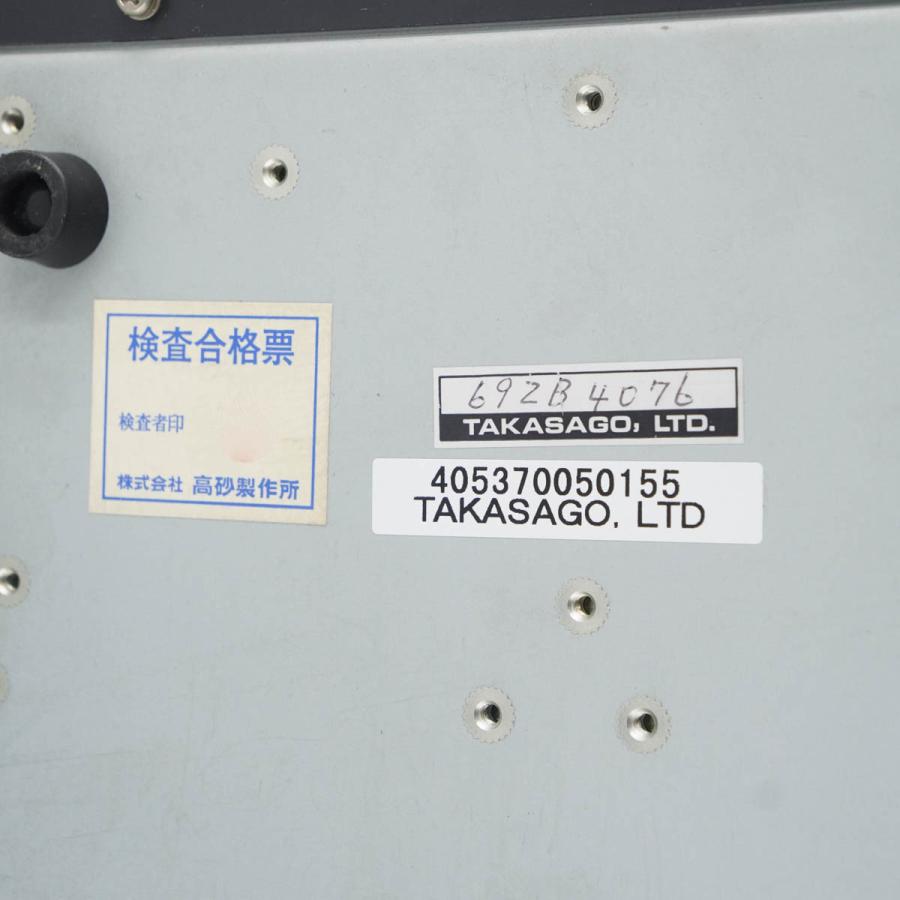 [DW]USED 8日保証 TAKASAGO EX-750L2 EXTENDED RANGE DC POWER SUPPLY 0-60V/0 ...